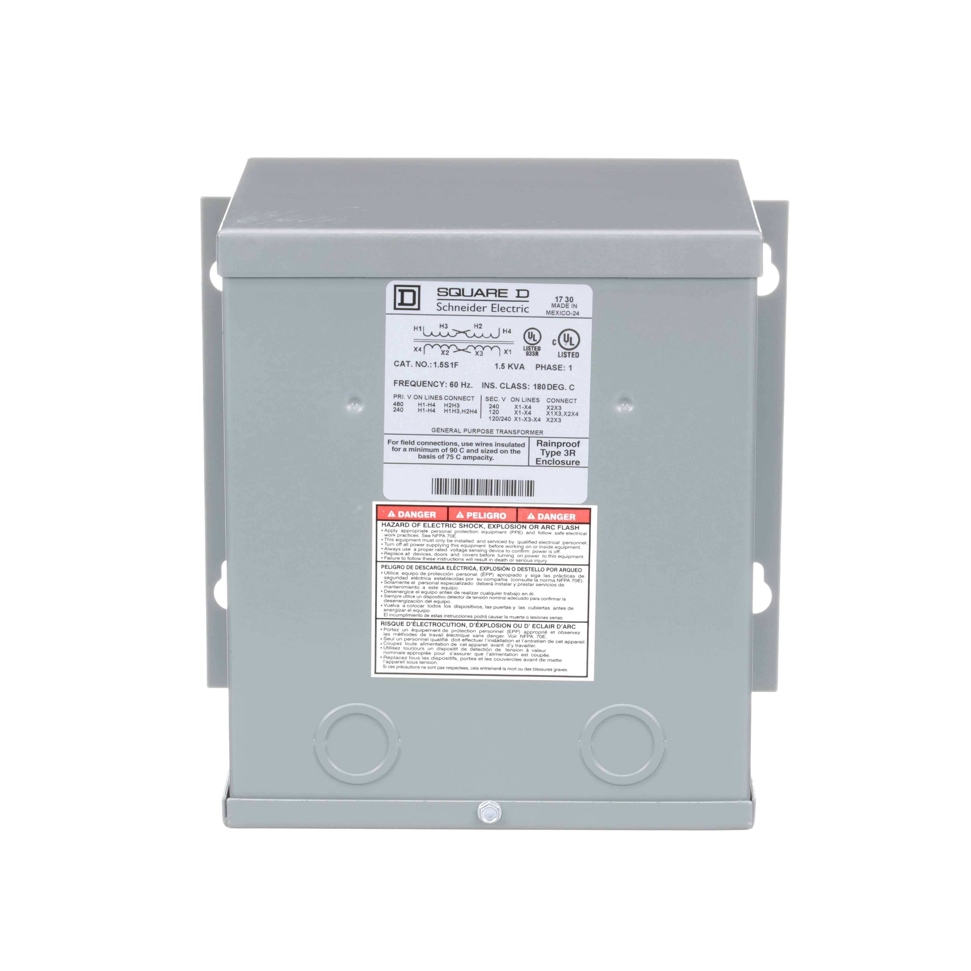 Square D 1.5S1F General Purpose Transformer